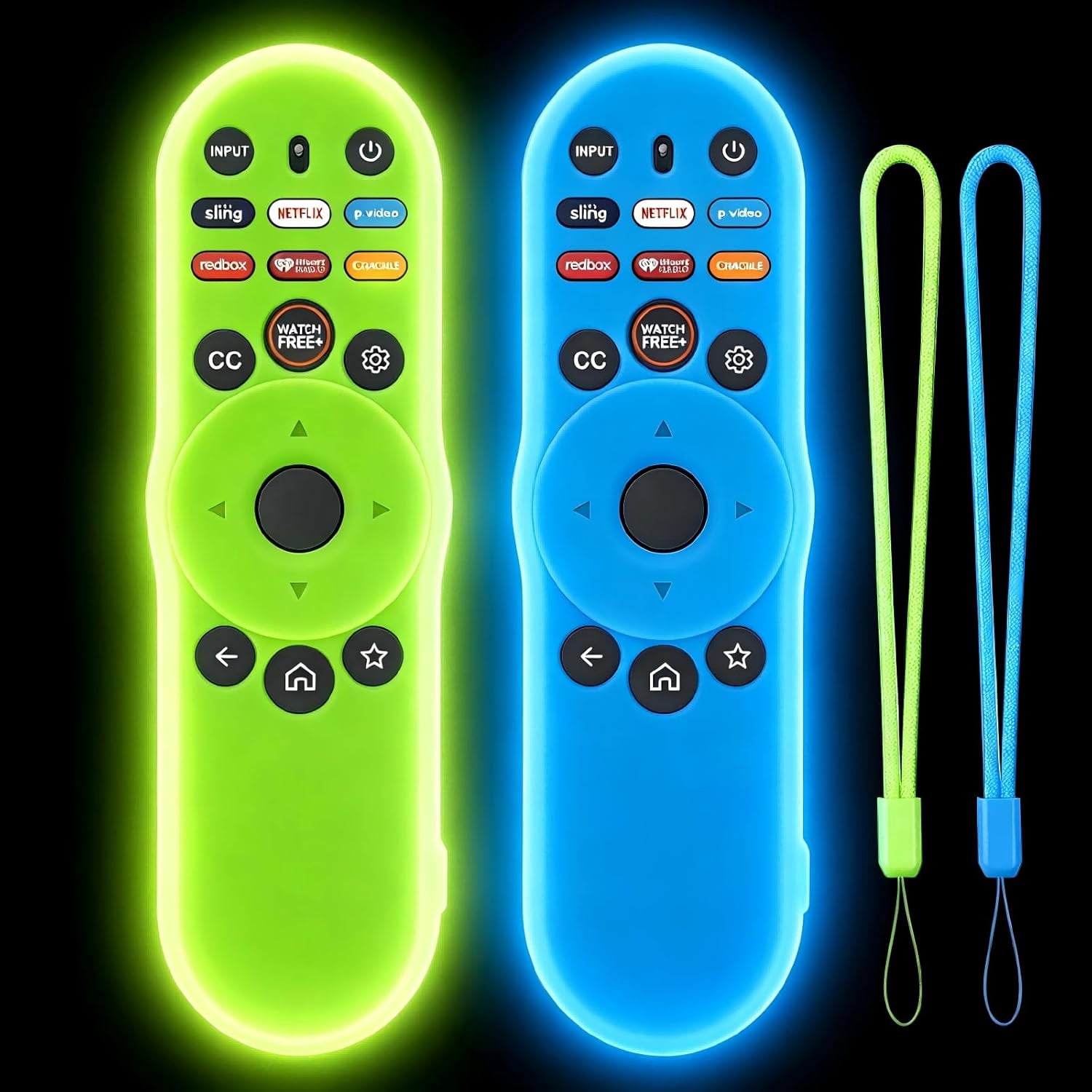2Pack Cover for VIZIO XRT270,Smart TV Remote Control Replacement Glow ...