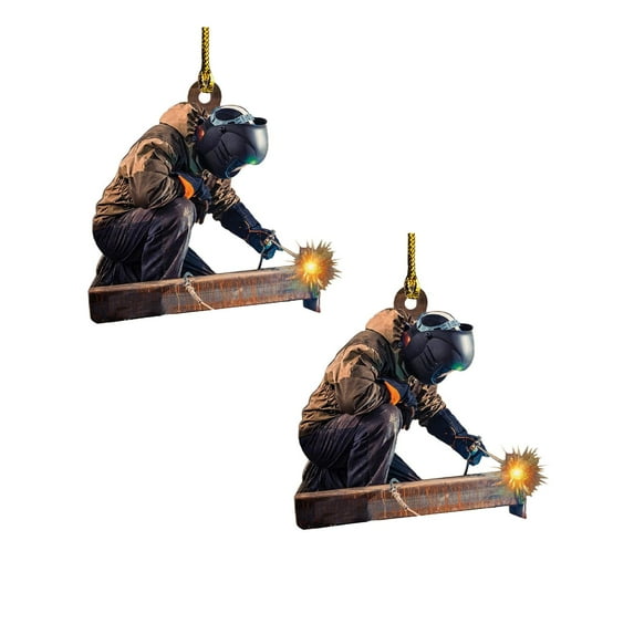 2Pack Creative 2022 Acrylic Double Sided Pendant Christmas Ornaments ...