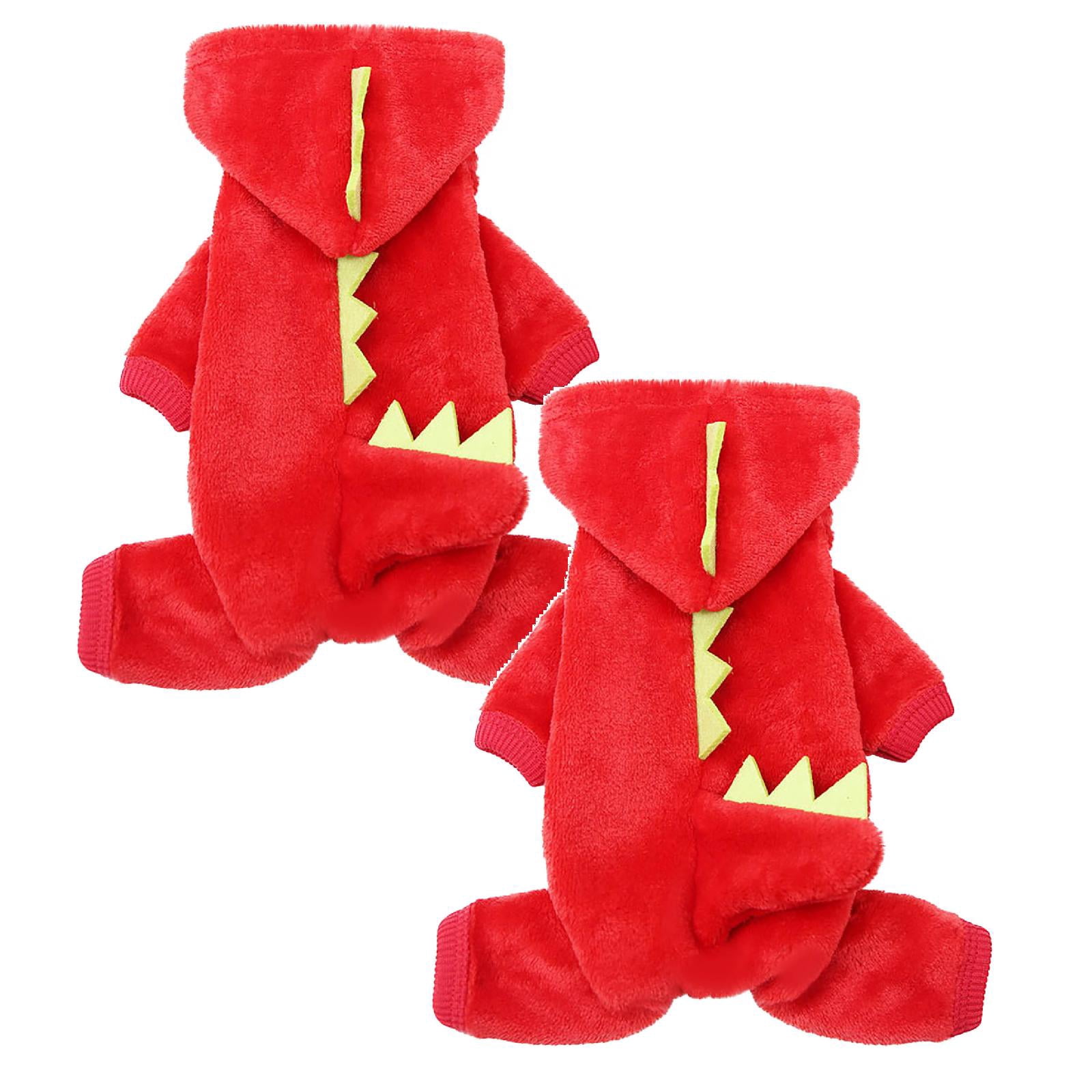 2Pack Deal Countdown! Dogs Clothes Small Pet Costume Halloween Dinosaur ...
