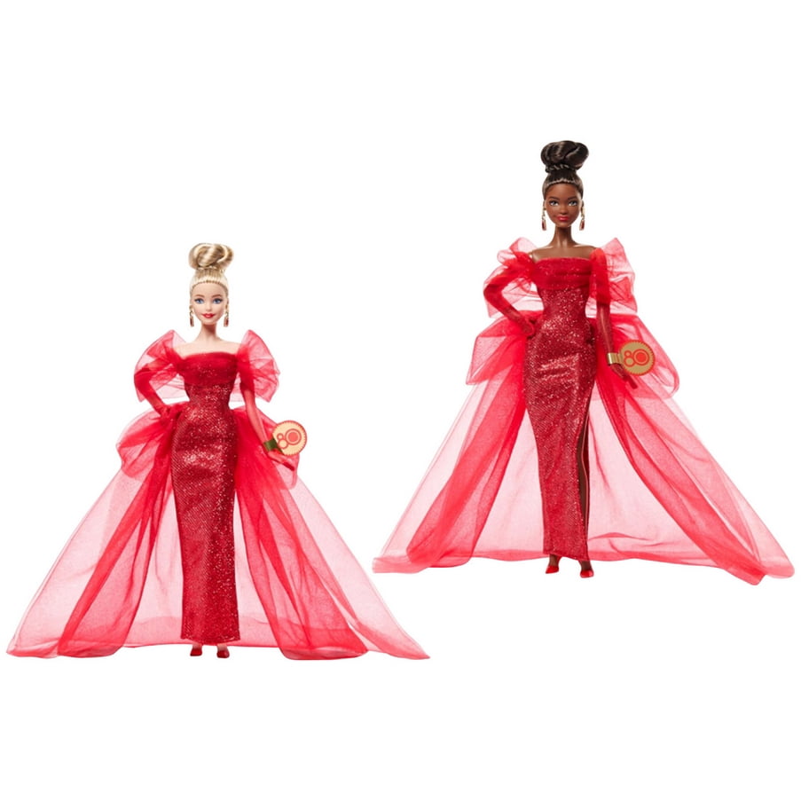 2Pack Deluxe Style Dolls,Ma-ttel 80th Anniversary Collectible in ...