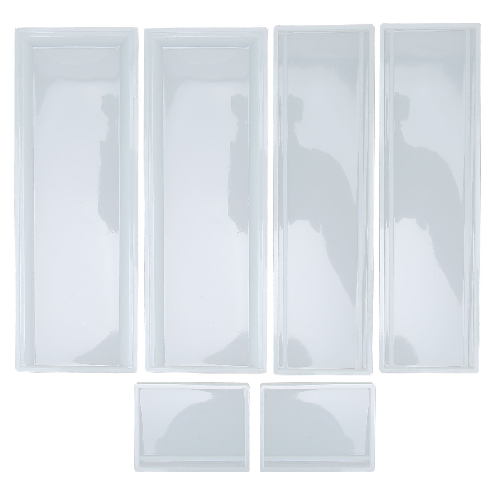 (2Pack) Domino Storage Box Mold Silicone Eco Friendly Safe Nontoxic ...