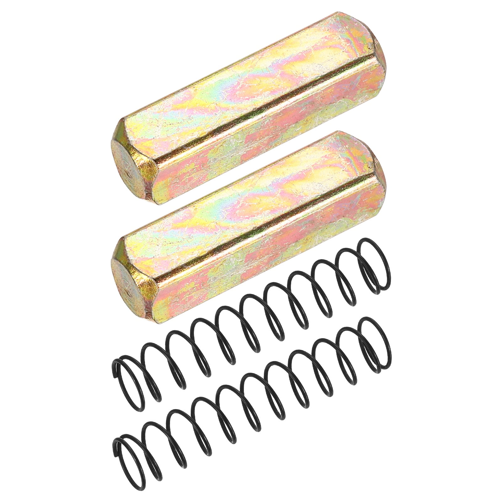 2Pack Door Knob Spindle, 30mm Spare Door Handle Spindle Bar with Spring ...