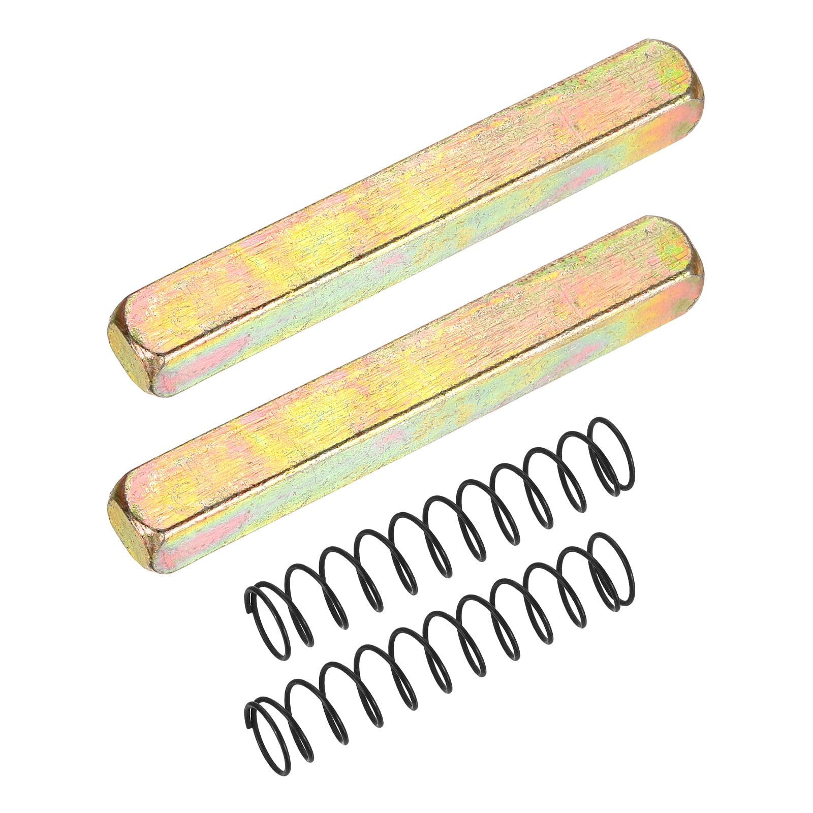 2Pack Door Knob Spindle, 60mm Spare Door Handle Spindle Bar with Spring ...