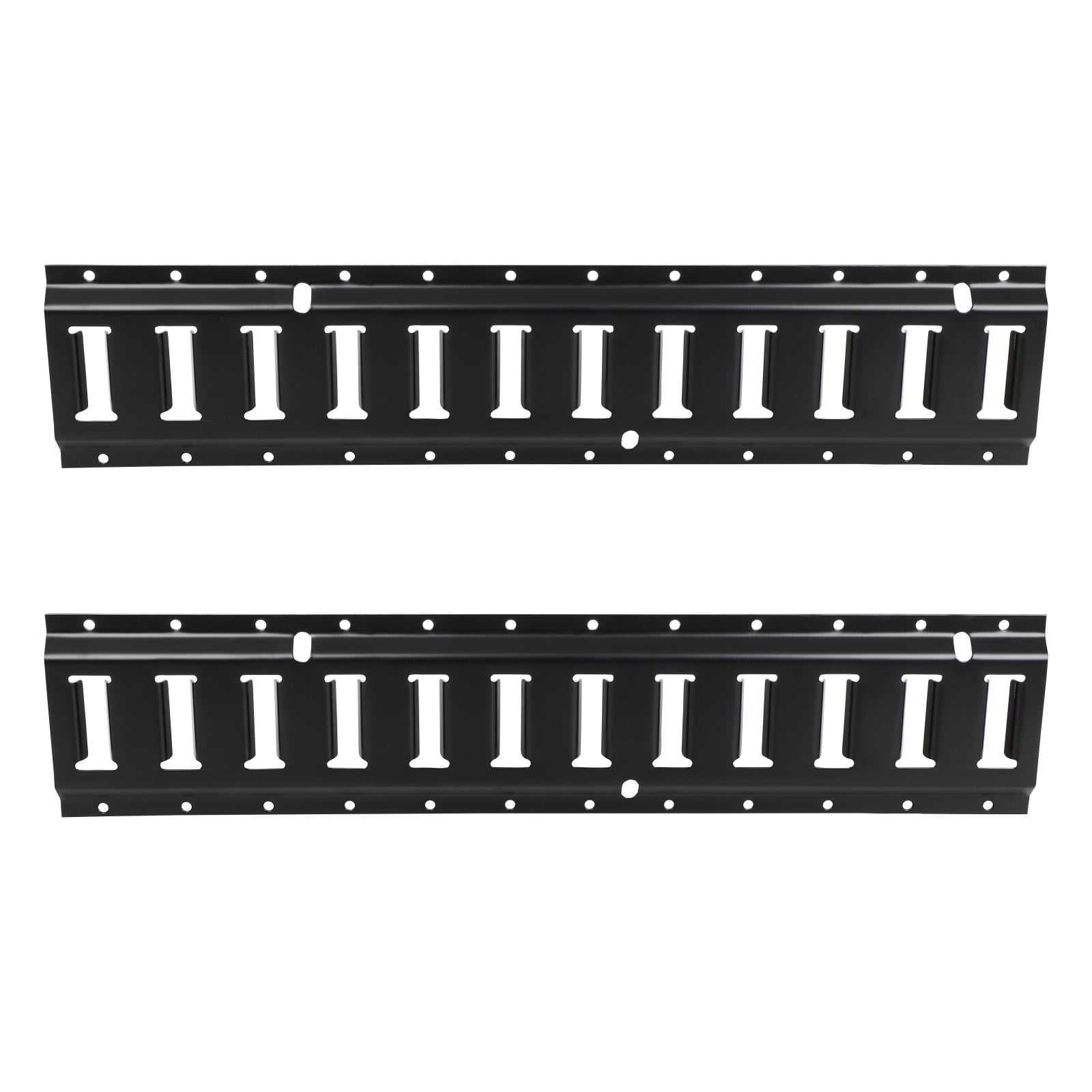2Pack E Track Tie Down Rail Kit 2 foot Steel Rails Secure Cargo Heavy Duty Etrack Rails Heavy ...