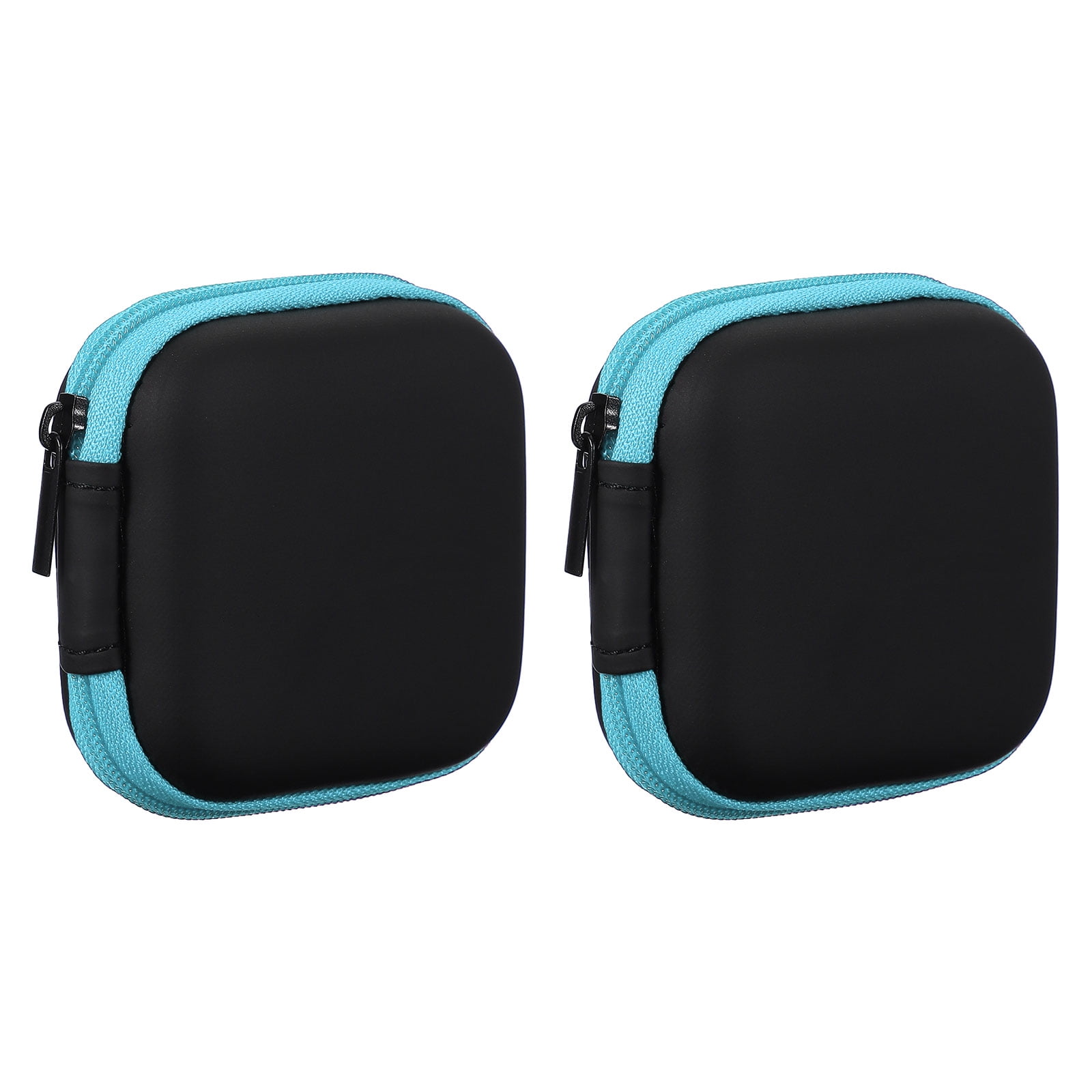 2Pack Earbuds Case, 2.95 x 2.95 x 1.38inch Portable Earbud Carrying ...