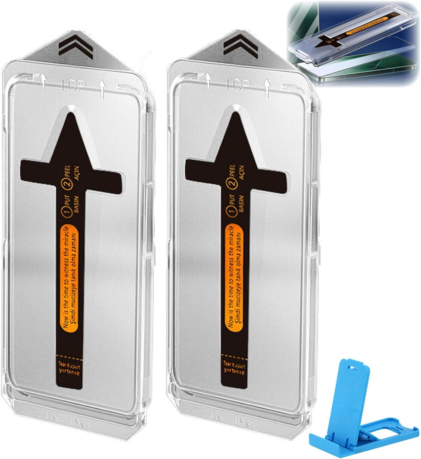 2Pack Evotech Screen Protector for Samsung S24 S23 S22 S21 Plus Ultra ...