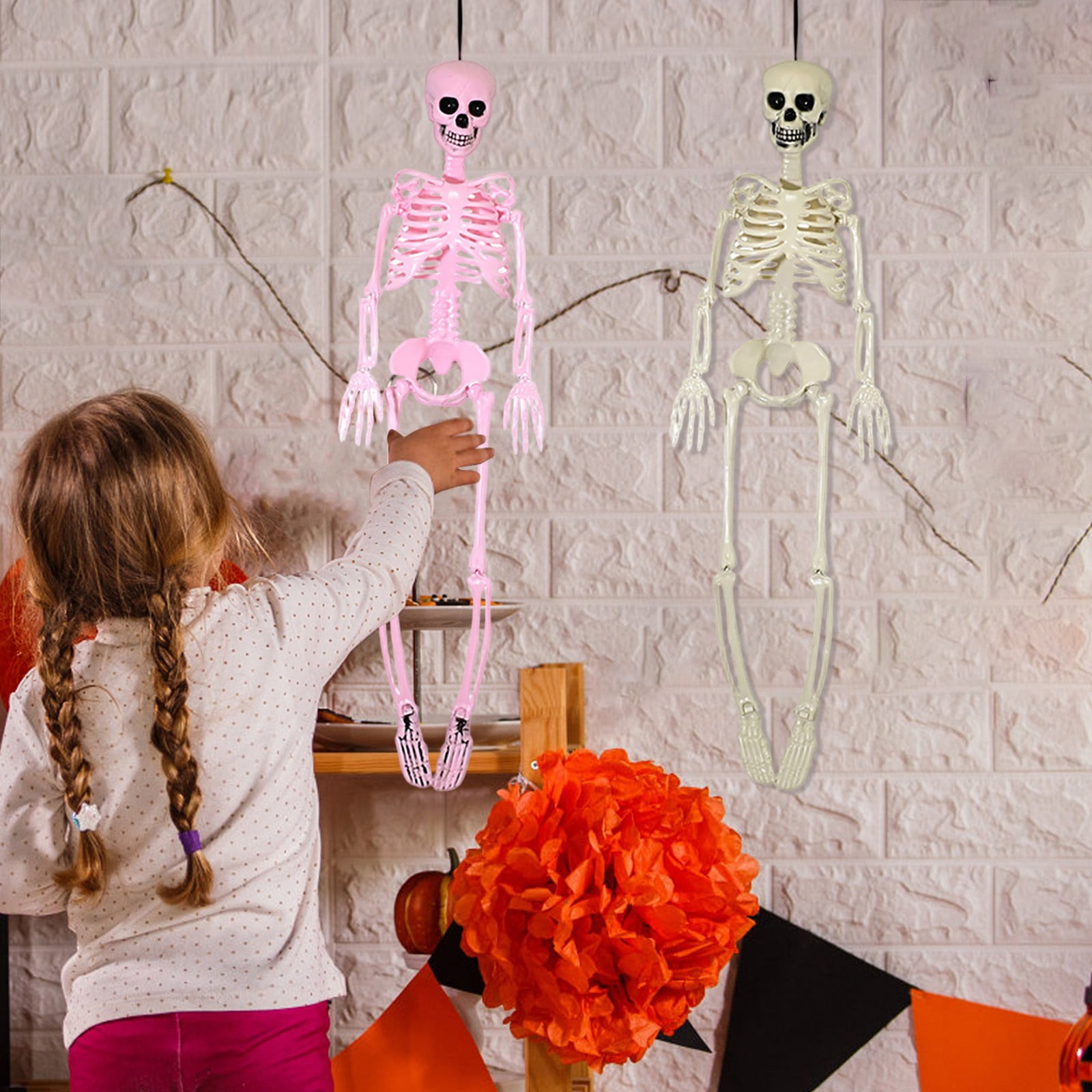 2Pack Extra Large 41.3 Inch Scary Skeleton - Terrifying Halloween ...