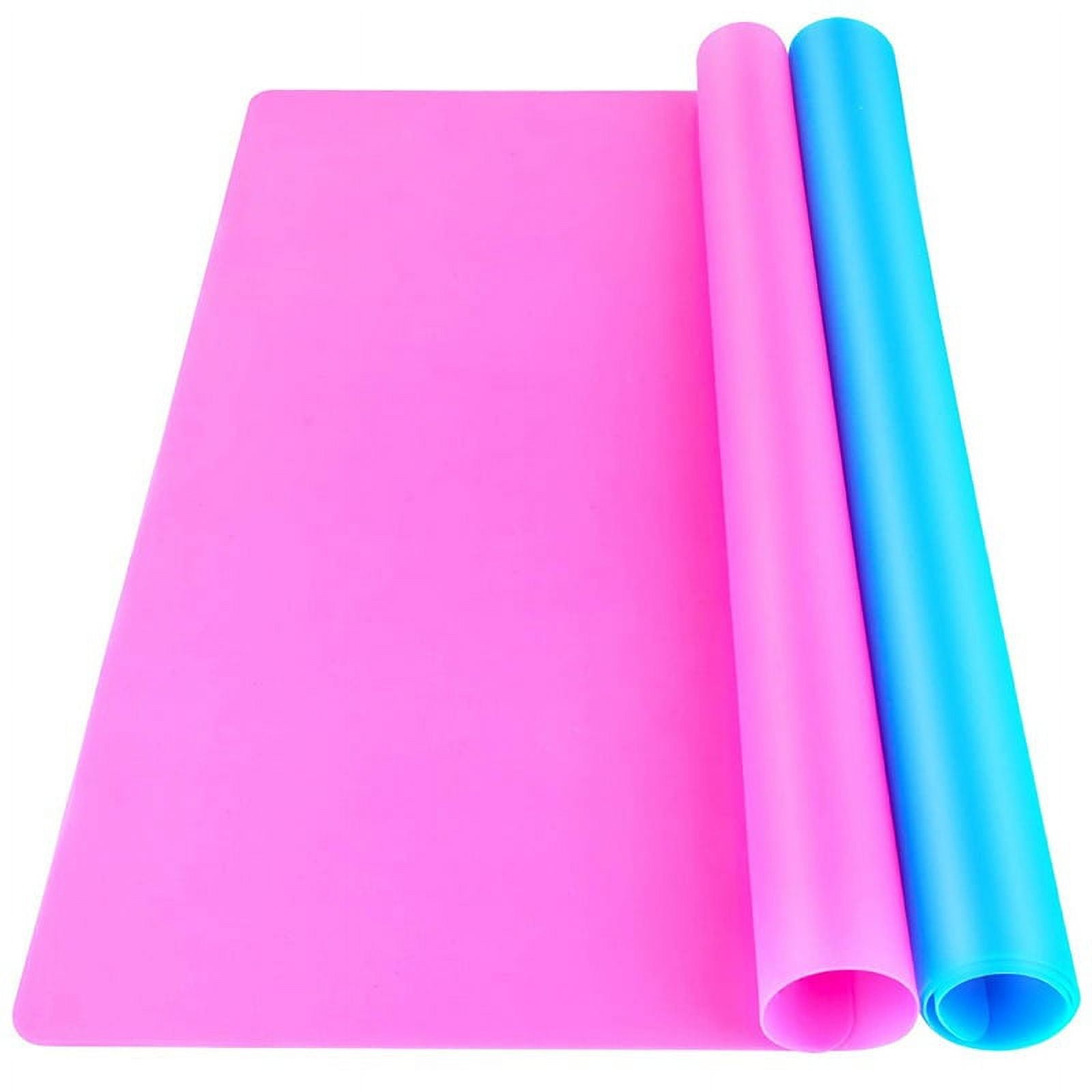2Pack Extra Large Multipurpose Silicone Nonstick Clay Mat, Heat ...