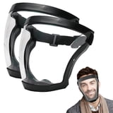 2Pack Face Shield, Safety Visor for Work, Full Protection, Anti-Fog ...