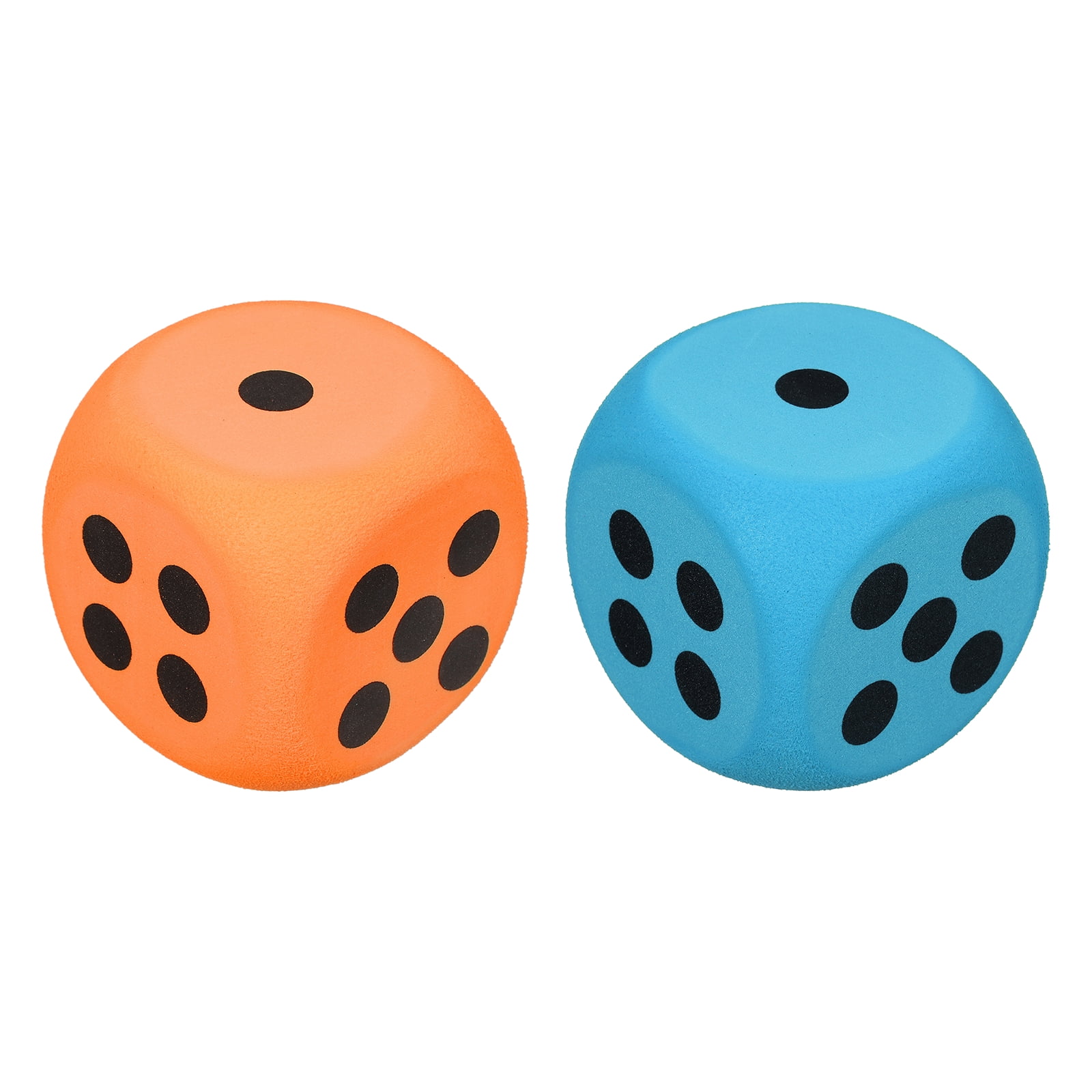 2Pack Foam Dice, 8cm/3.15inch Eva 6-Sided Dice Stress Ball Squeezable ...
