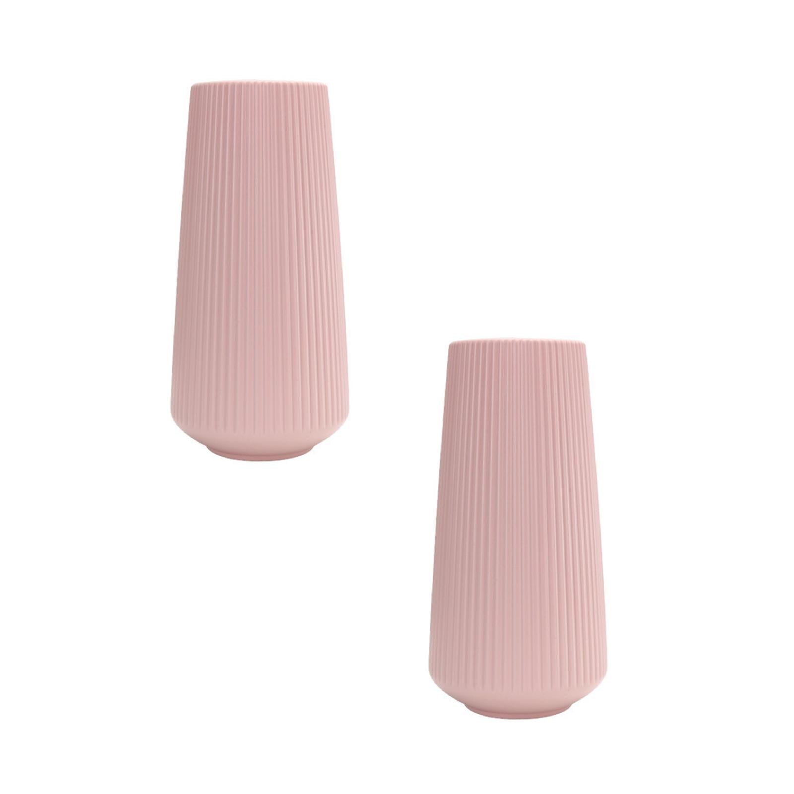 2Pack Geometric Vase Flower Arrangement Container Home Office Decor ...
