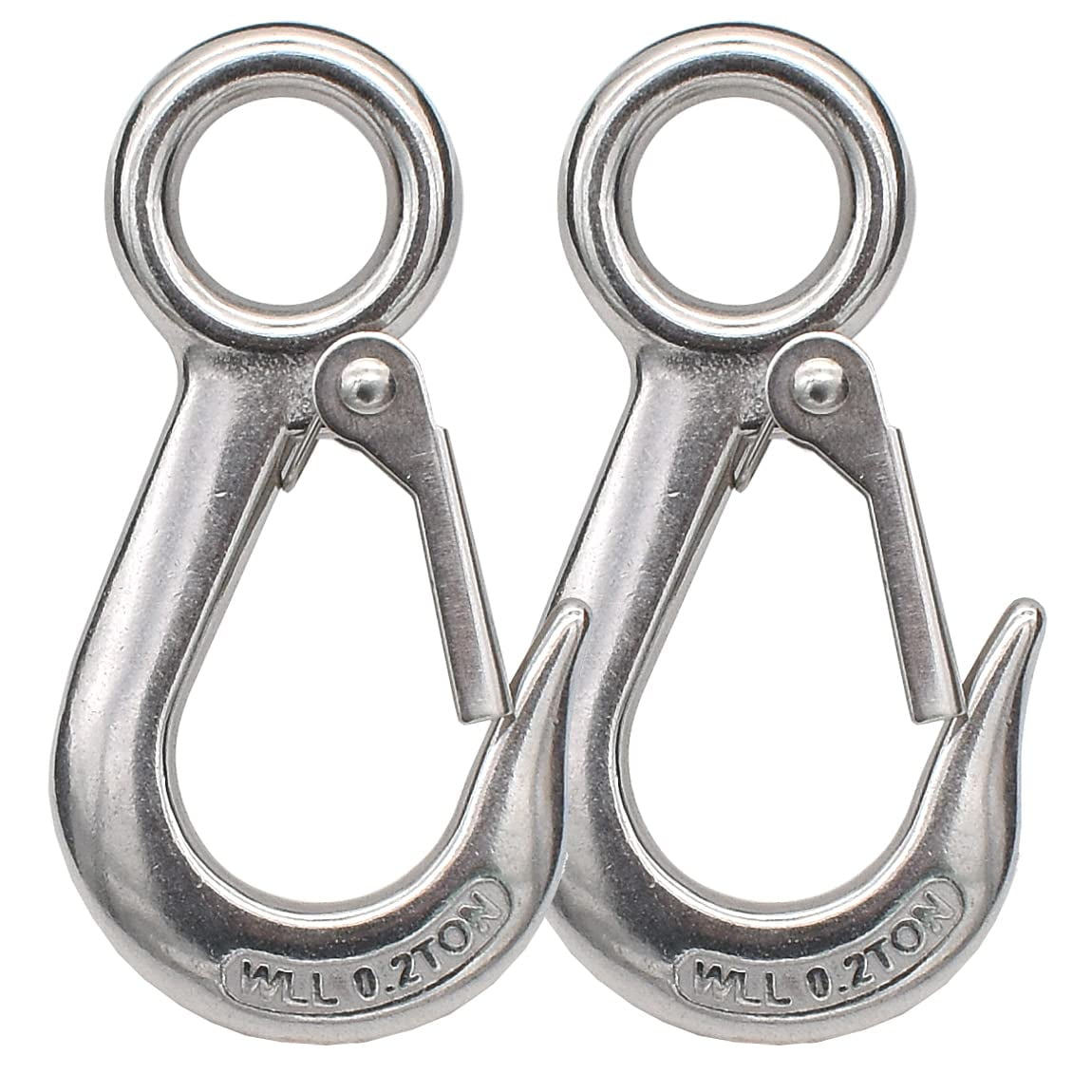 2Pack Grab Hooks, Slip Hooks,304 Stainless Steel Lifting Hook Rigging ...