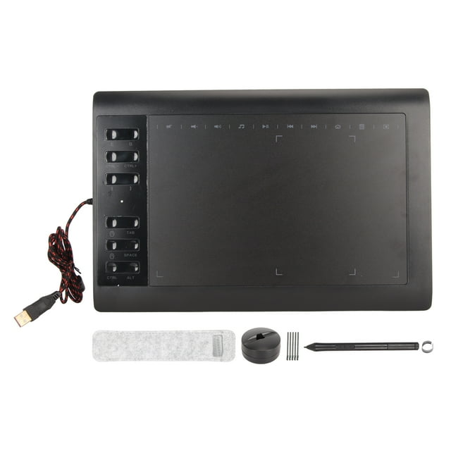 (2Pack) Graphics Drawing Tablet 8192 Levels Pressure 233PPS 5080LPI ...