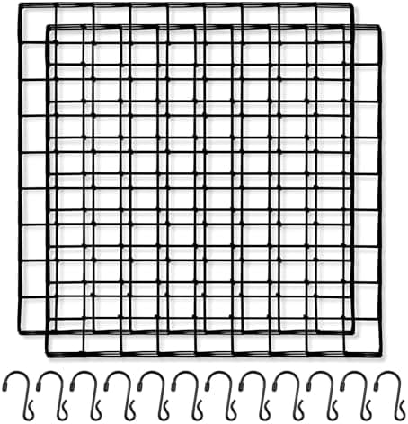 2Pack Grow Tent Trellis Netting 3x3Ft, Heavy-Duty Elastic Scrog Net ...