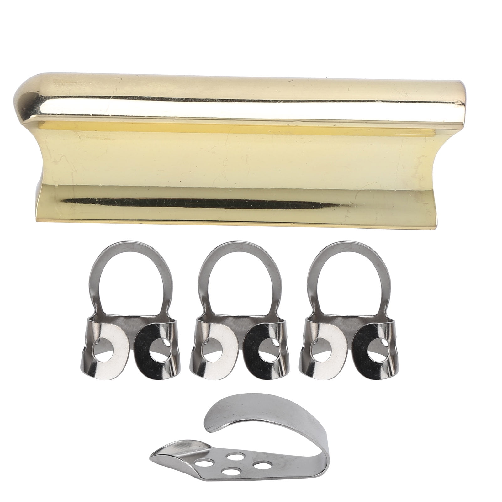 (2Pack) Guitar Slide Bar Stick Picks Stainless Steel Metal Antirust ...