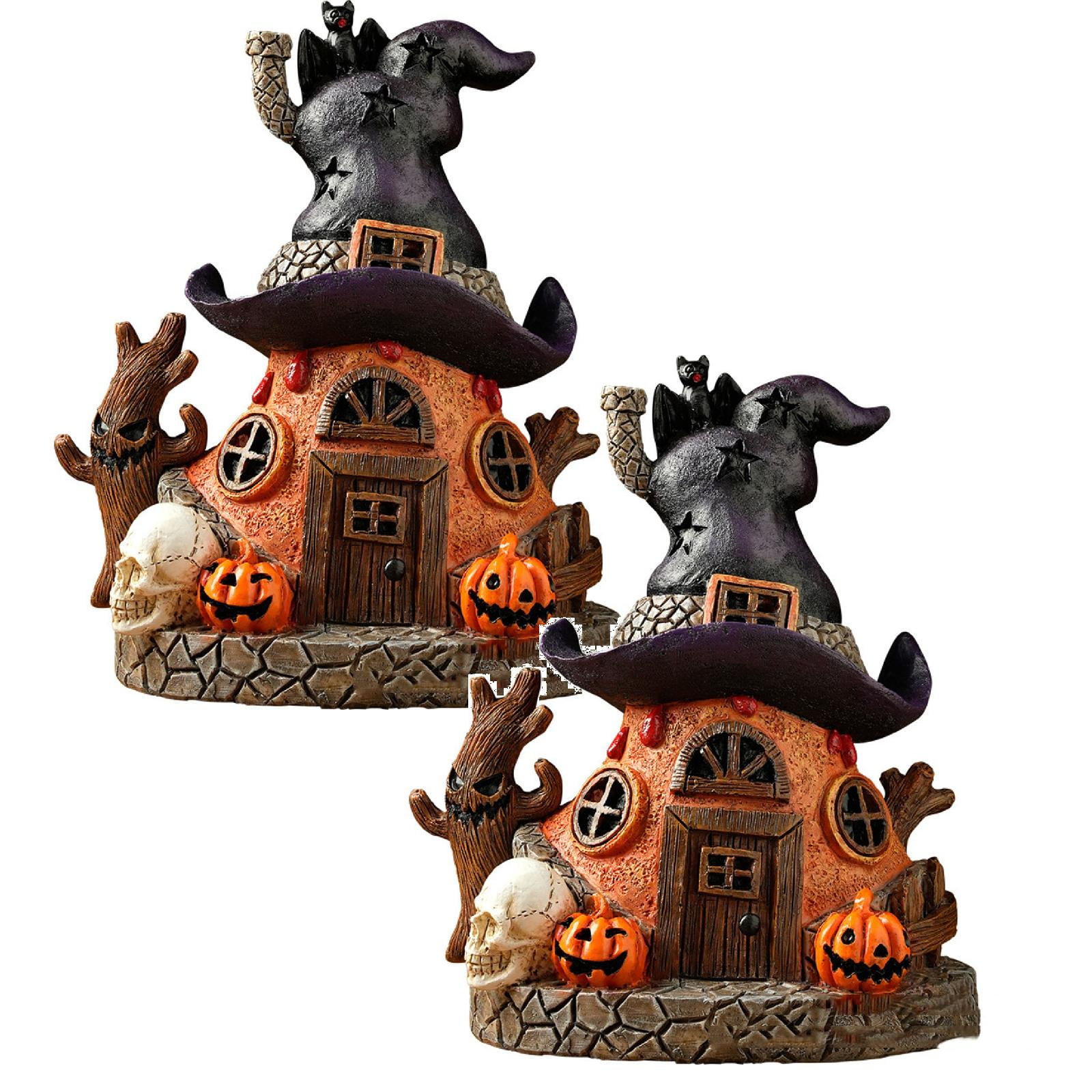 2Pack Halloween Desktop Ornament Resin Magical Decoration For Festive ...