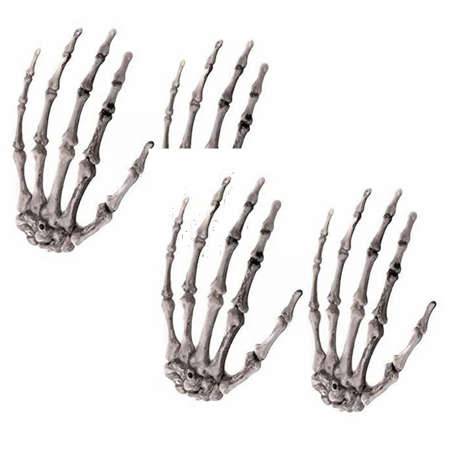 2Pack Halloween Skeleton Hand Bone Skeleton Desktop Decoration Weird ...