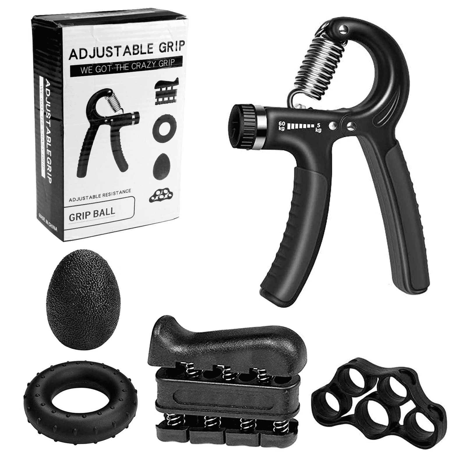 2Pack Hand Grip Strengthener, Hand Strengthening Devices, Forearm ...