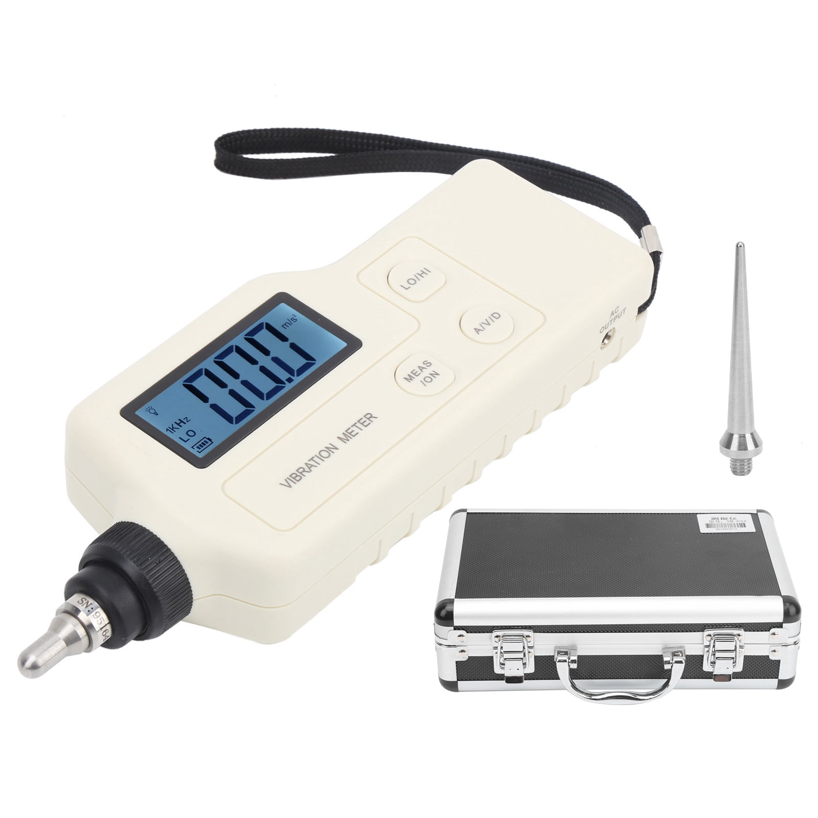 (2Pack) Handheld Portable Digital Vibration Meter Tester Vibrometer ...
