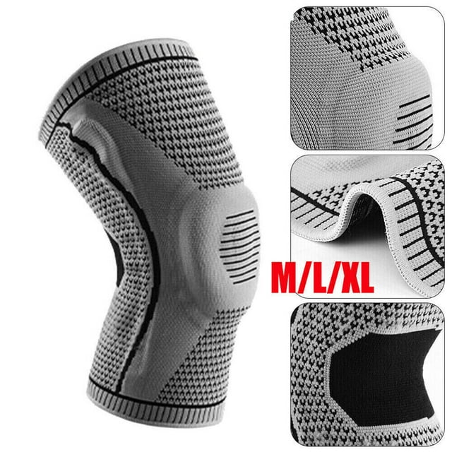 2Pack Knee Sleeve Compression Brace Support For Sport Joint Pain ...