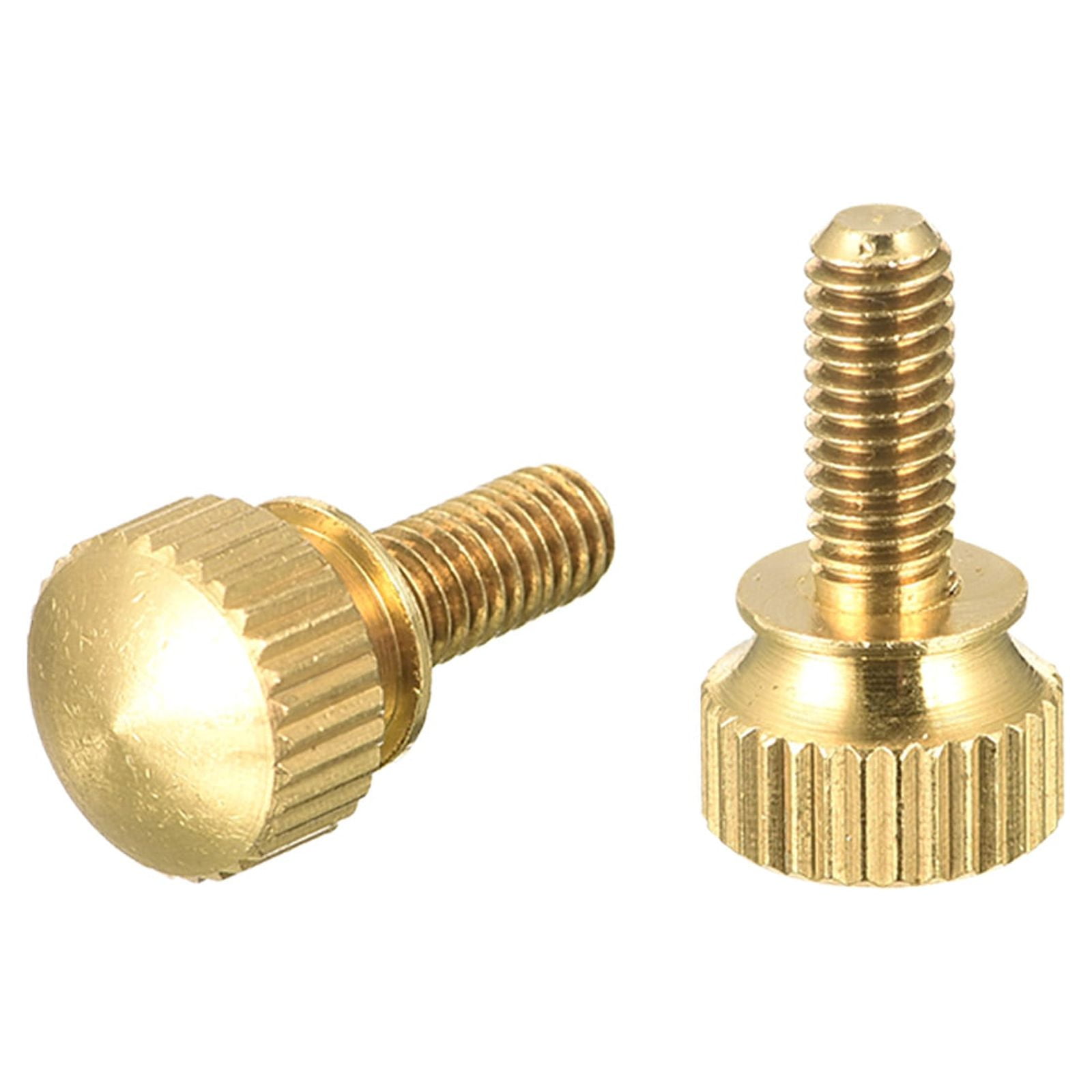 2Pack Knurled Thumb Screws, M4x10mm Brass Shoulder Bolts Stepped Grip ...