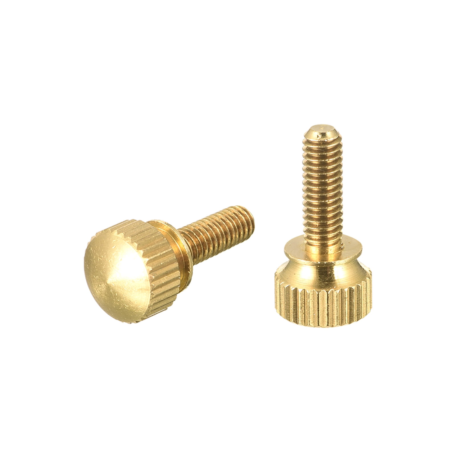 2Pack Knurled Thumb Screws, M4x12mm Brass Shoulder Bolts Stepped Grip ...