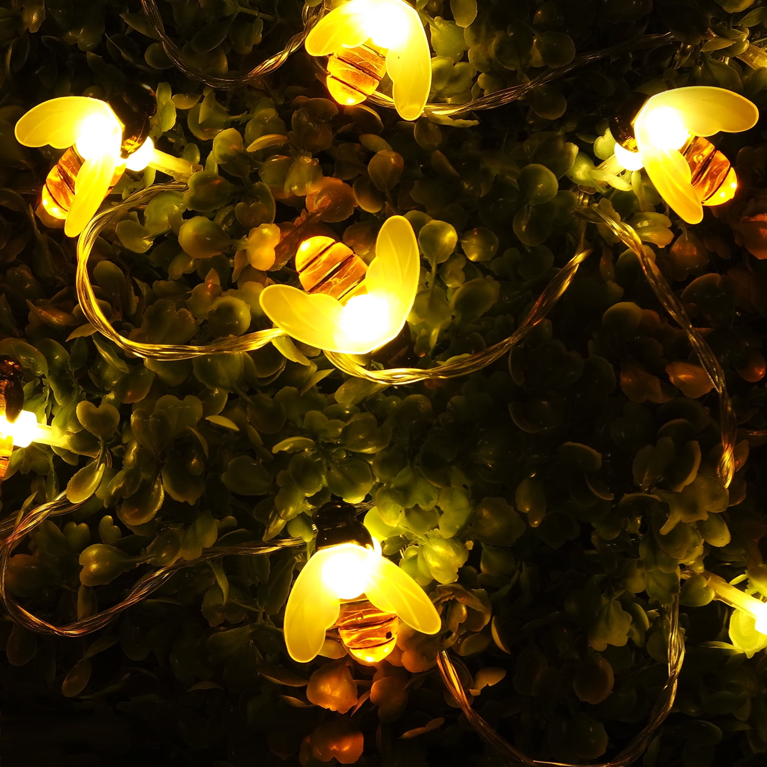 2 Pack LED Light String, Bee Lights battery Powered - Walmart.com