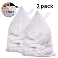 Uxcell Machine Washable 11.8"x15.7" Mesh Laundry Bag with Drawstring ...