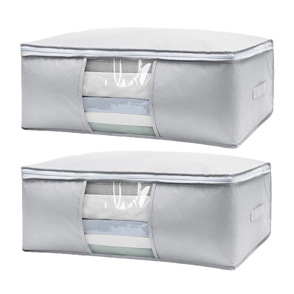 2Pack Large Under Bed Storage Bag Organizer For Clothes, Quilts ...