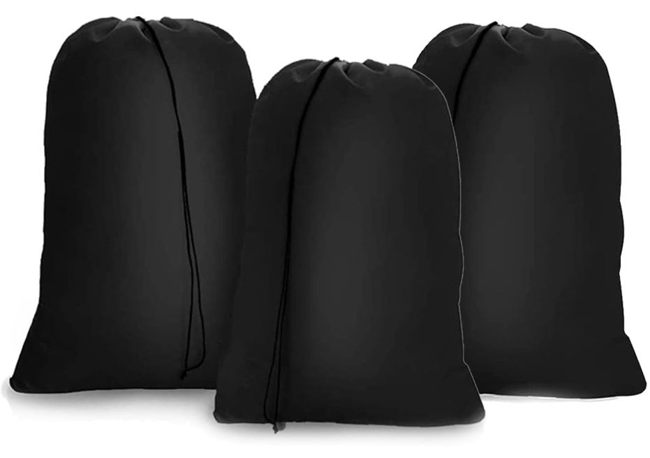 2Pack Laundry Bag 28x40 inch Drawstring Laundry Basket Hamper Line Bag ...
