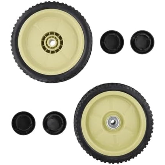 2Pack Lawn Mower Wheels Kit 8 Inch Rear And Front Drive Wheels With ...
