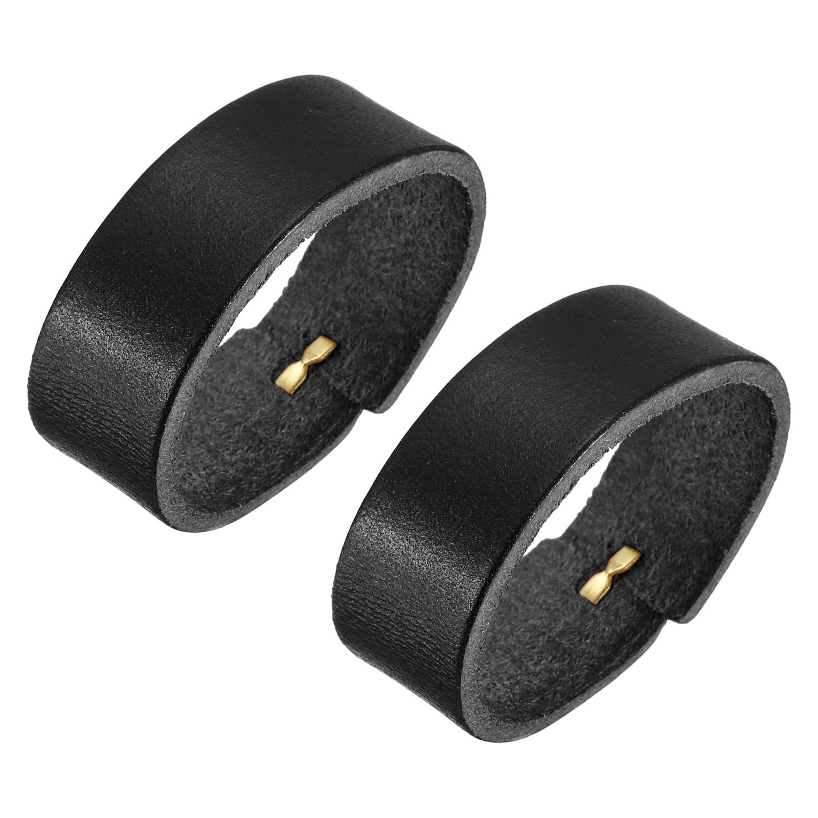 2Pack Leather Belt Loop Keepers, 11.5cm Outer Girth Belt Strap Ring ...