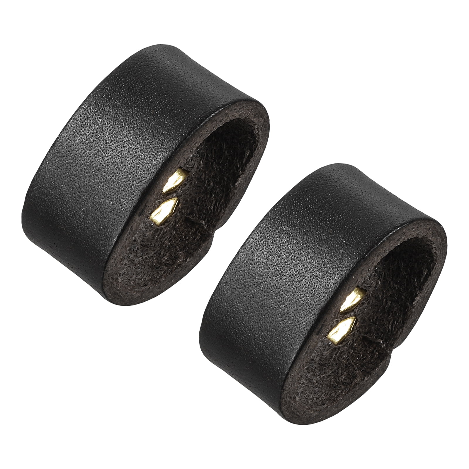 2Pack Leather Belt Loop Keepers 6.5cm Girth Belt Strap Ring Buckle ...