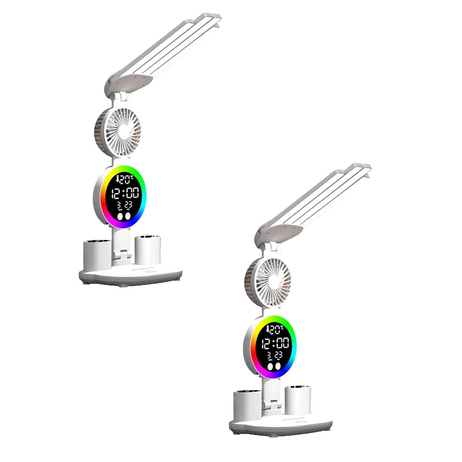 2Pack Led Folding Charging Learning 4 Head Atmosphere Light ...