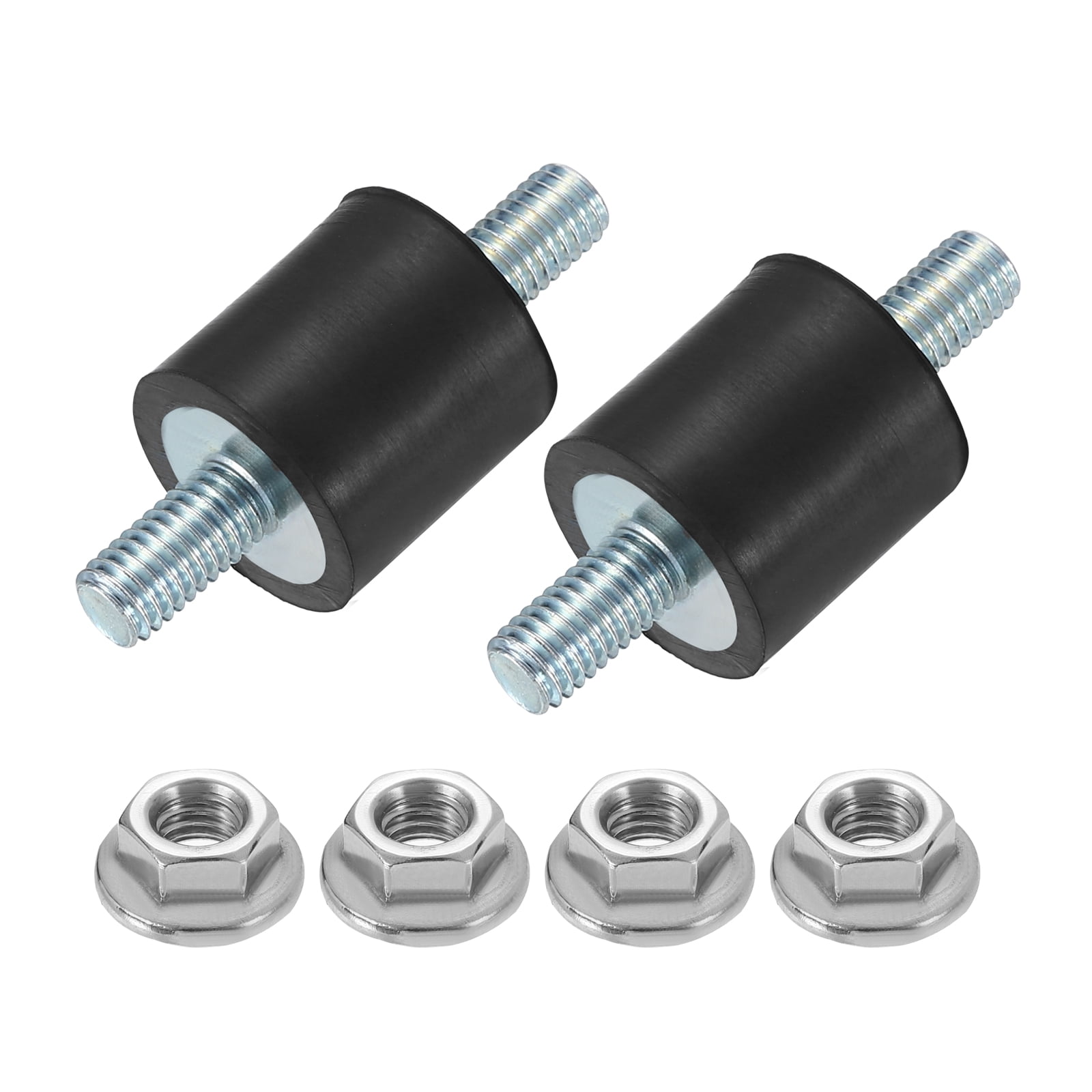 2Pack M5 x 10mm Rubber Mounts, 15 x 15mm Rubber Vibration Isolator with ...