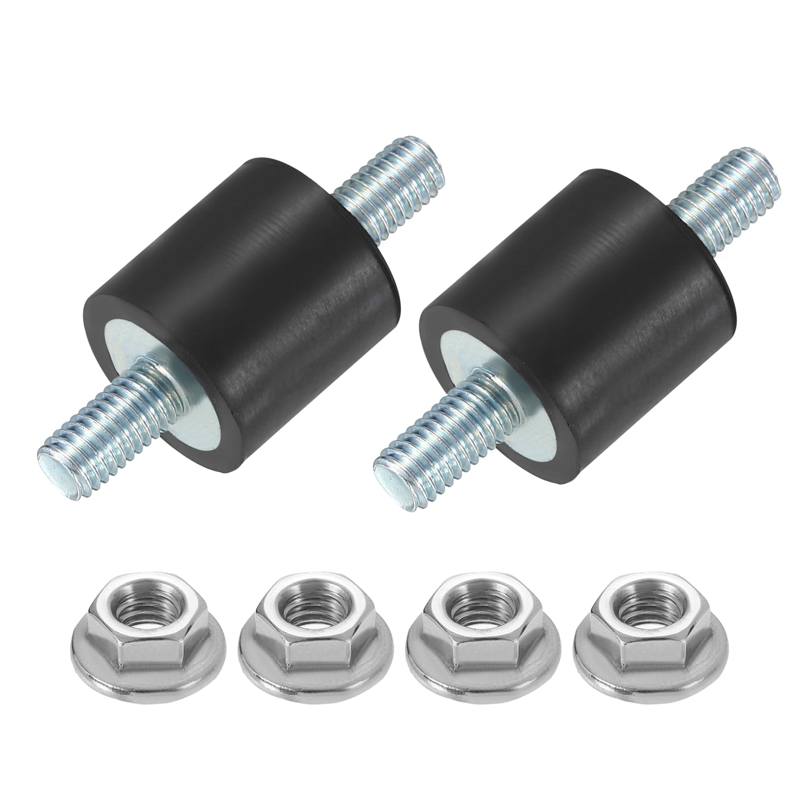 2Pack M5 x 12mm Rubber Mounts, 15 x 15mm Rubber Vibration Isolator with ...
