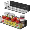 2Pack Magnetic Basket Organizer Holder for Fridge Magnetic Storage Bin ...