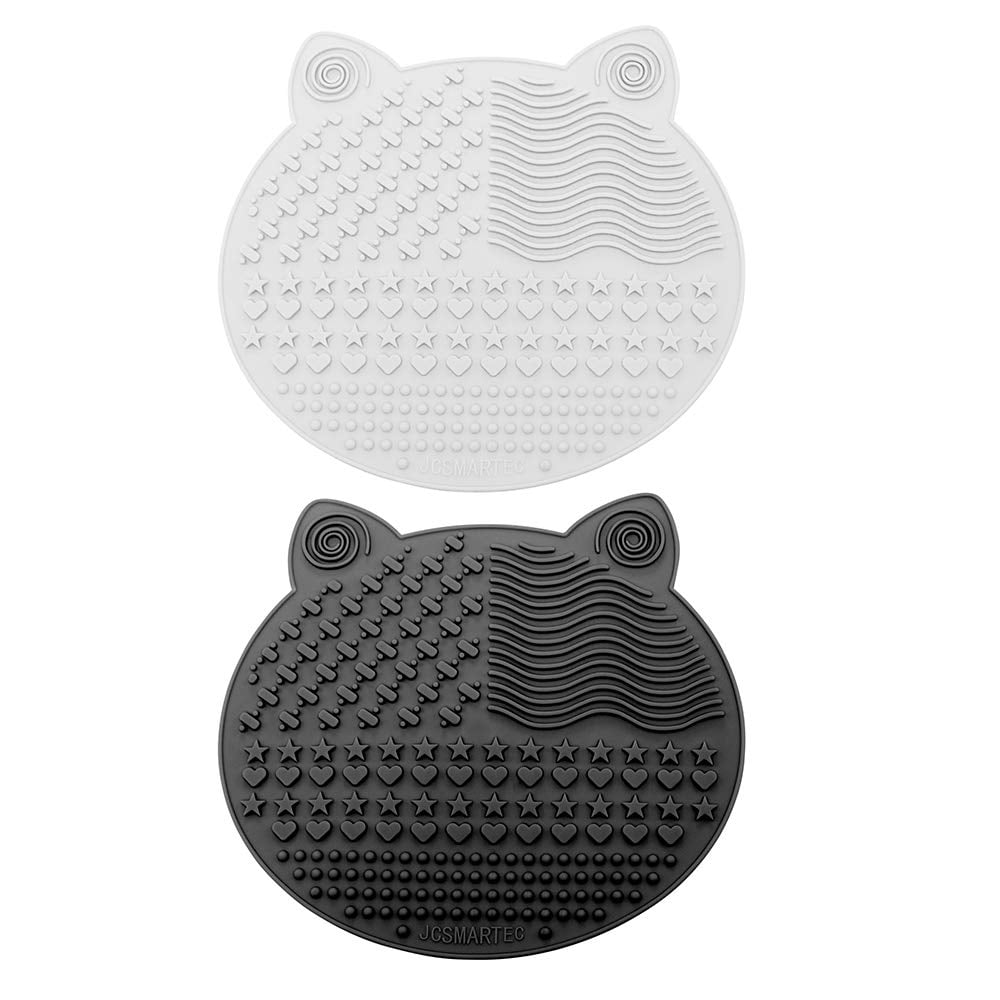 2Pack Makeup Brush Cleaning RRF12 Mat, Cute Cat Ear Animal Design ...