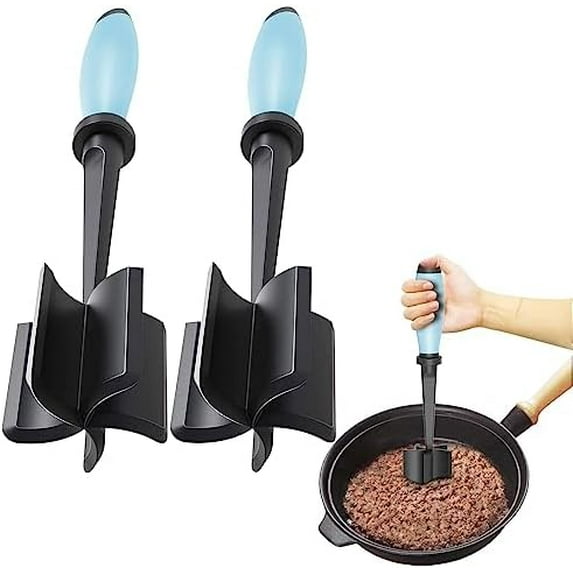 2Pack Meat Chopper, Heat Resistant Meat Masher for Hamburger Meat ...
