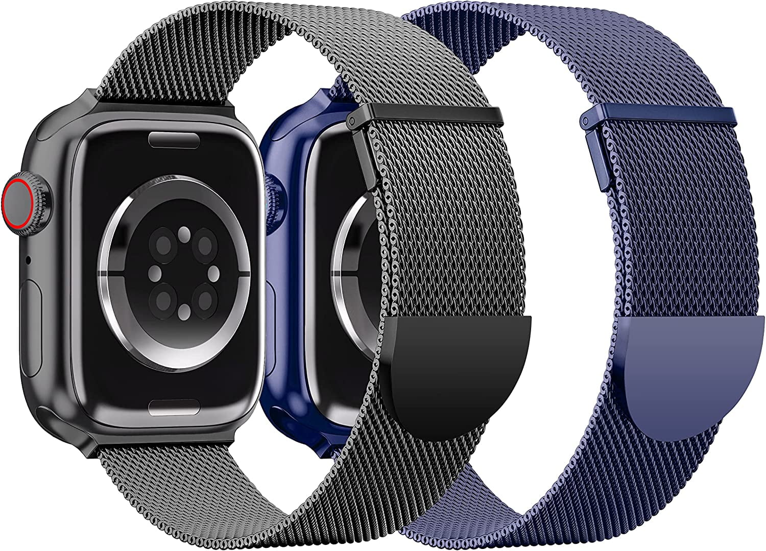 2Pack Metal Magnetic Band Compatible with Apple Watch Bands 38mm 40mm ...
