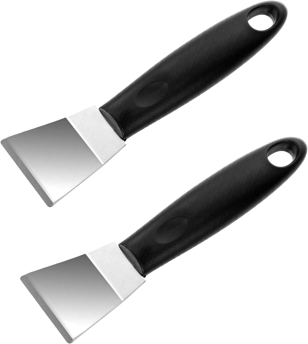 2Pack Metal Small Scraper Stainless Steel Cleaning Scraper Griddle Tool ...