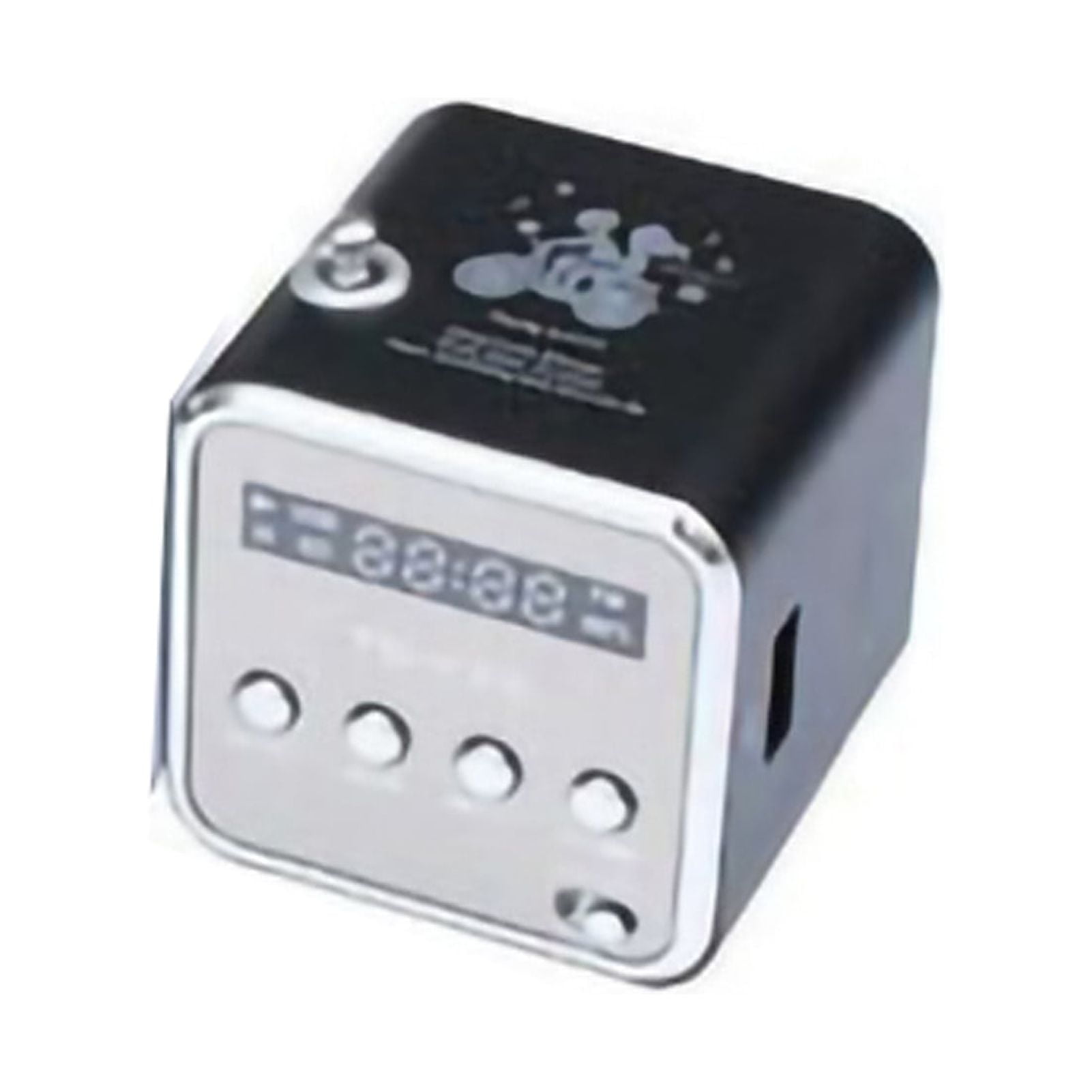 (2Pack) Mini Bluetooth Speaker Clear Sound 4 Buttons Design Screen ...