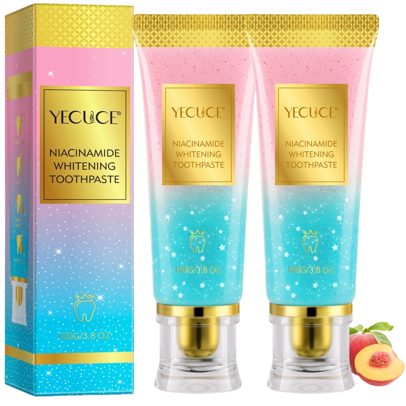 2Pack Niacinamide Whitening Toothpaste AIF9 - Niacinamide Toothpaste - Help for Fresh Breath ...