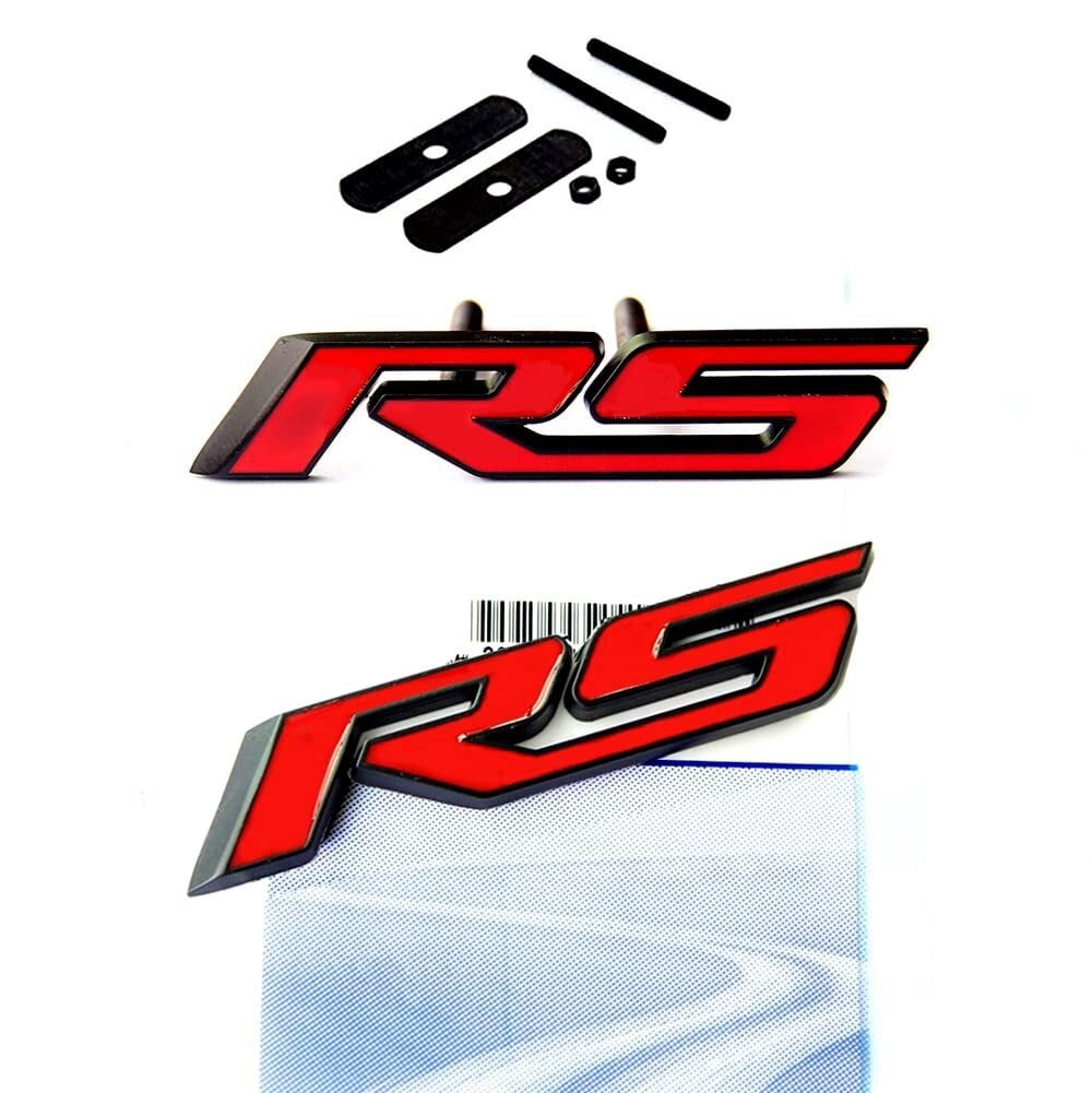 2Pack OEM Grille Rs Plus Decal Emblem Badge 3D Compatible with Zl1 1LE ...