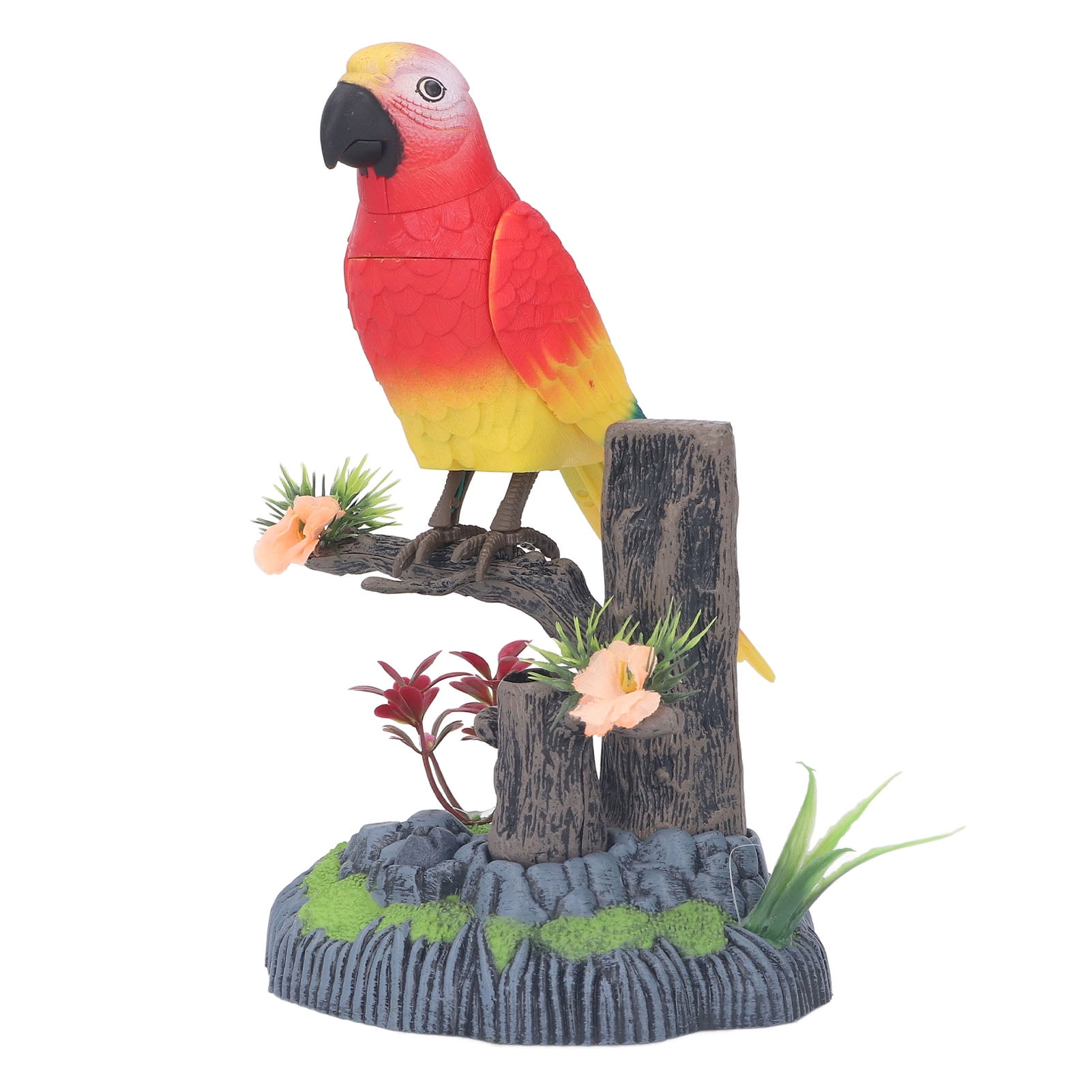 (2Pack) Operated Control Voice Parrot Chirping Singing Fluttering ...