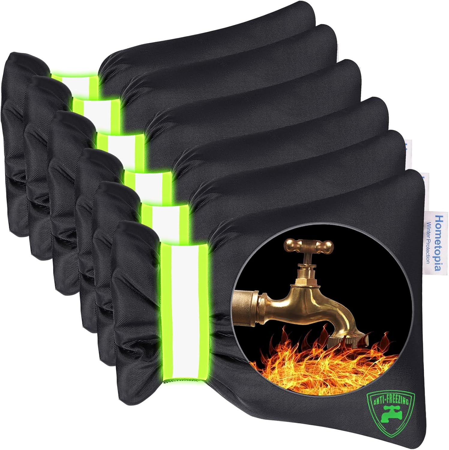 2Pack Outdoor Faucet Covers for Winter - Pro 6.7" W x 8.3" H Outdoor ...