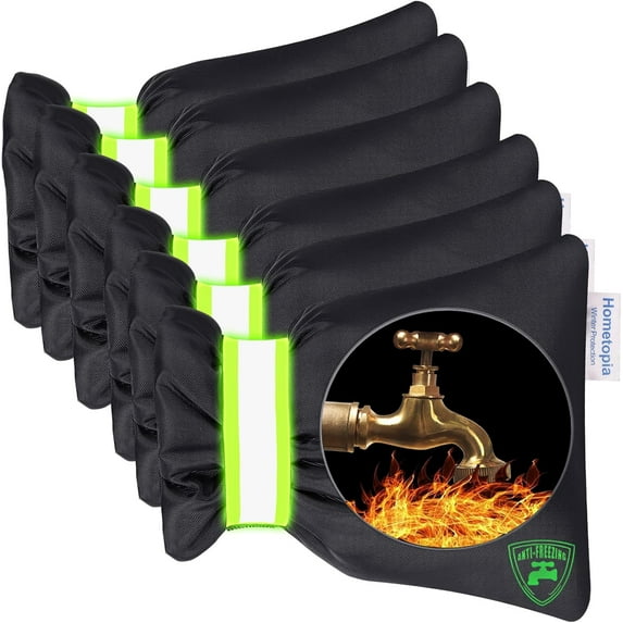 2Pack Outdoor Faucet Covers for Winter - Pro 6.7" W x 8.3" H Outdoor ...