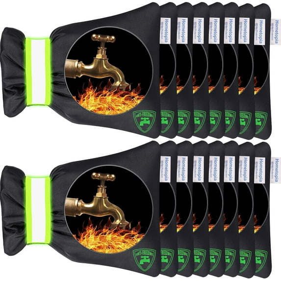 2Pack Outdoor Faucet Covers for Winter - Pro 6.7" W x 8.3" H Outdoor ...