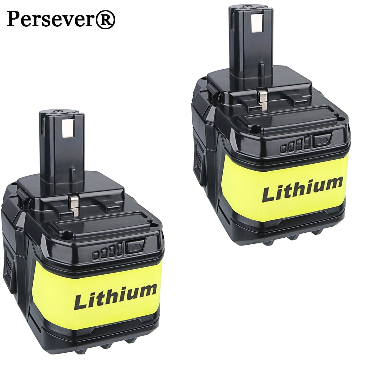 2Pack P109 for Ryobi One+ Plus 18V 9.0Ah P108 Li-Ion Battery RB18L50 ...