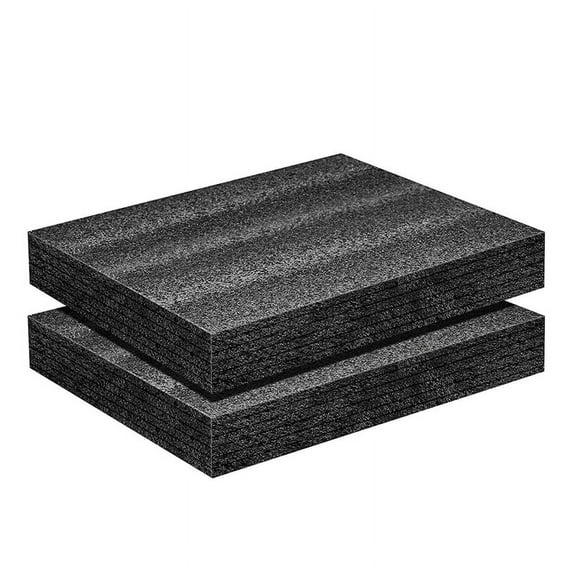 2Pack Polyurethane Foam Sheet- 16 x 12 x 2 Inch Foam Inserts for Cases ...
